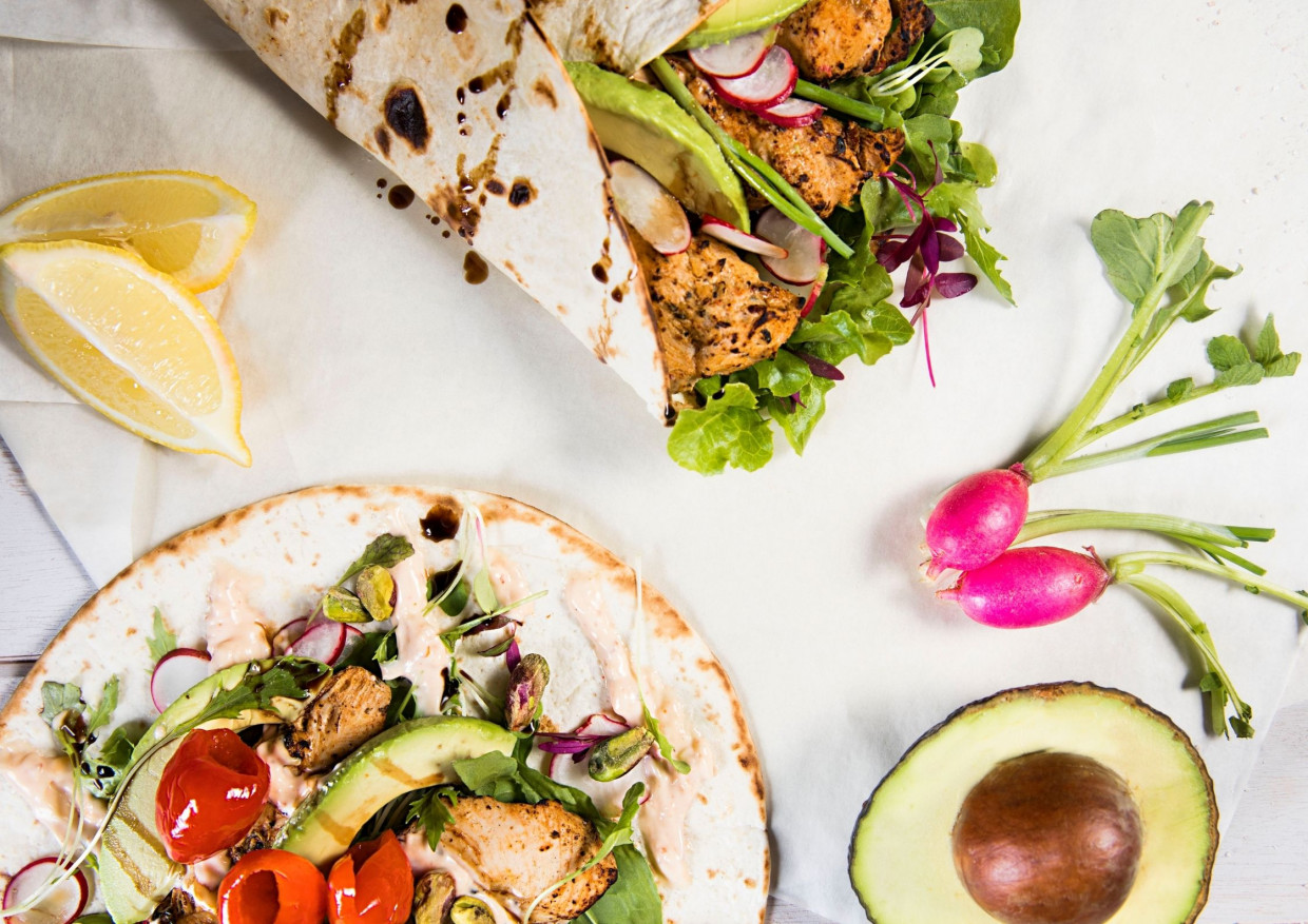 PEPPADEW® Spicy Chicken and Avo Wrap Recipe | Food Network UK