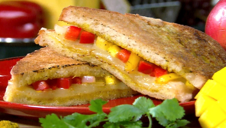 Caribbean grilled toasties Recipe | Food Network UK