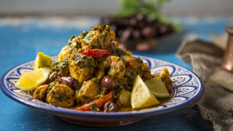 Chermoula Kingklip and Prawn Medley Recipe | Food Network UK