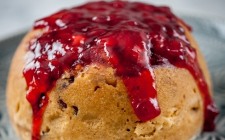 Christmas Cranberry Steamed Pudding Recipe | Food Network UK