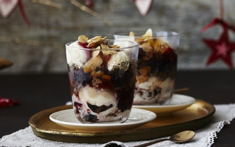 Christmas Pudding Sundae Recipe | Food Network UK