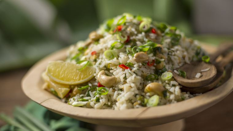 Mozambique Lemon Chilli Rice Recipe | Food Network UK