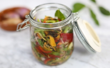 Pickled Mussels Recipe | Food Network UK