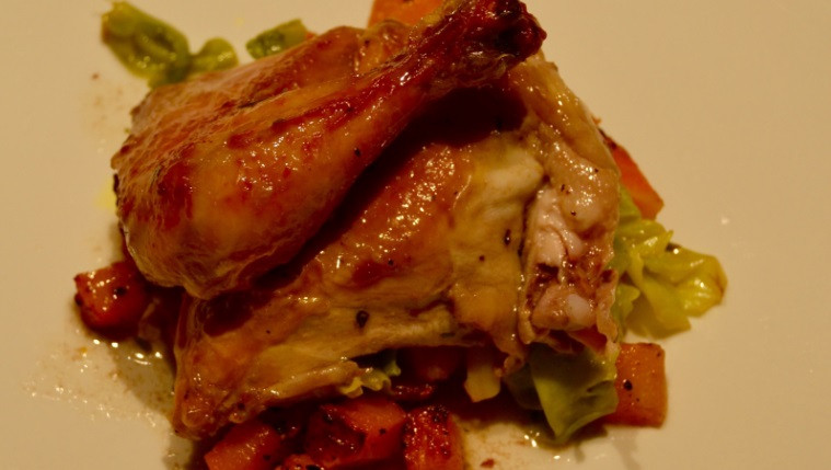 Poached and Roasted Baby Chicken Recipe | Food Network UK