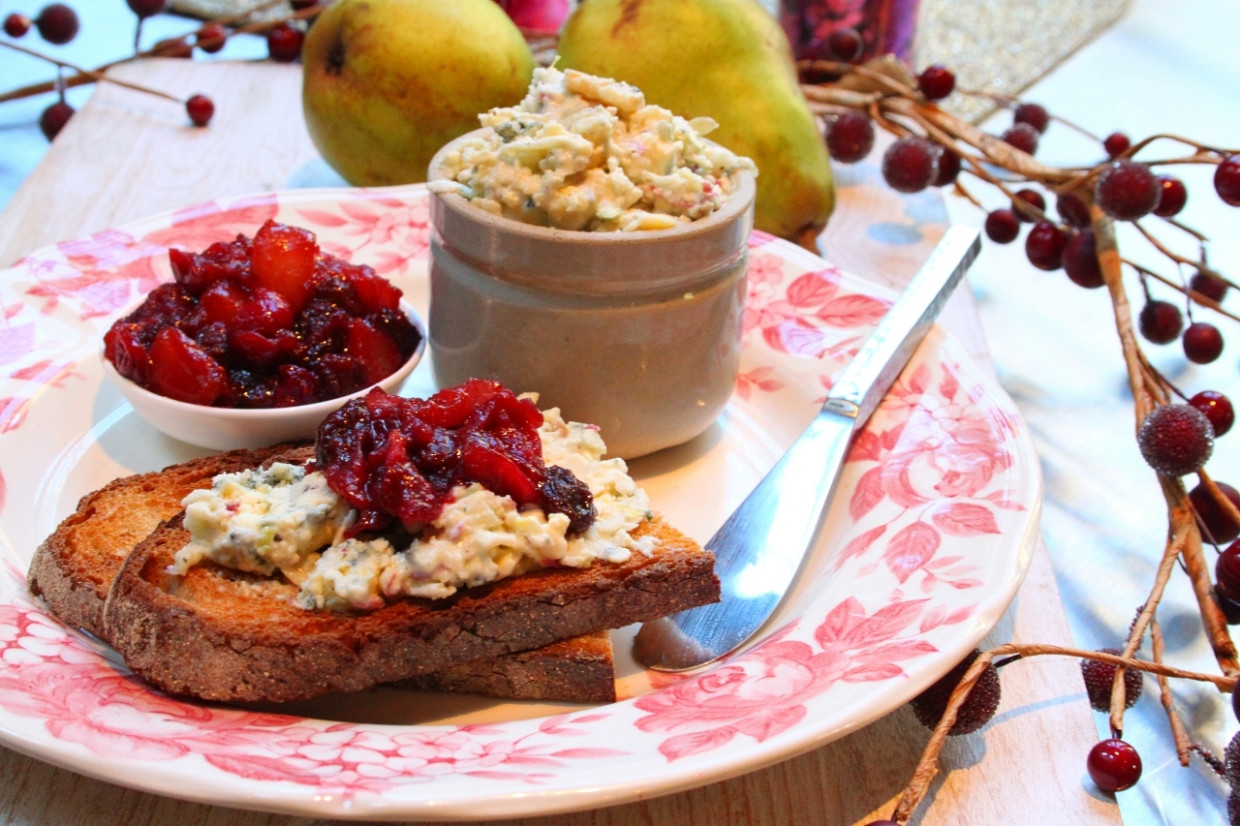 Potted Stilton with Apple Recipe | Food Network UK