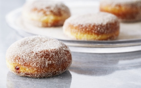 Raspberry Jam Doughnuts Recipe | Food Network UK