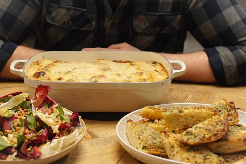 Tom Kerridge's Mushroom and Aubergine Cannelloni Recipe | Food Network UK